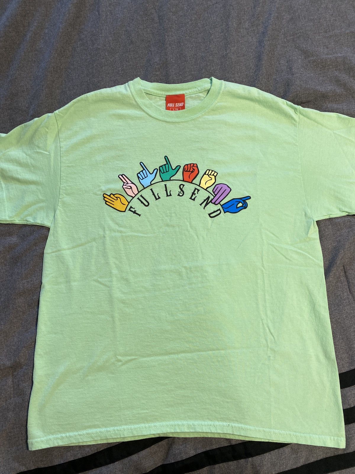 Full Send by Nelk Boys FULL SEND “Sign Language” Tee | Grailed