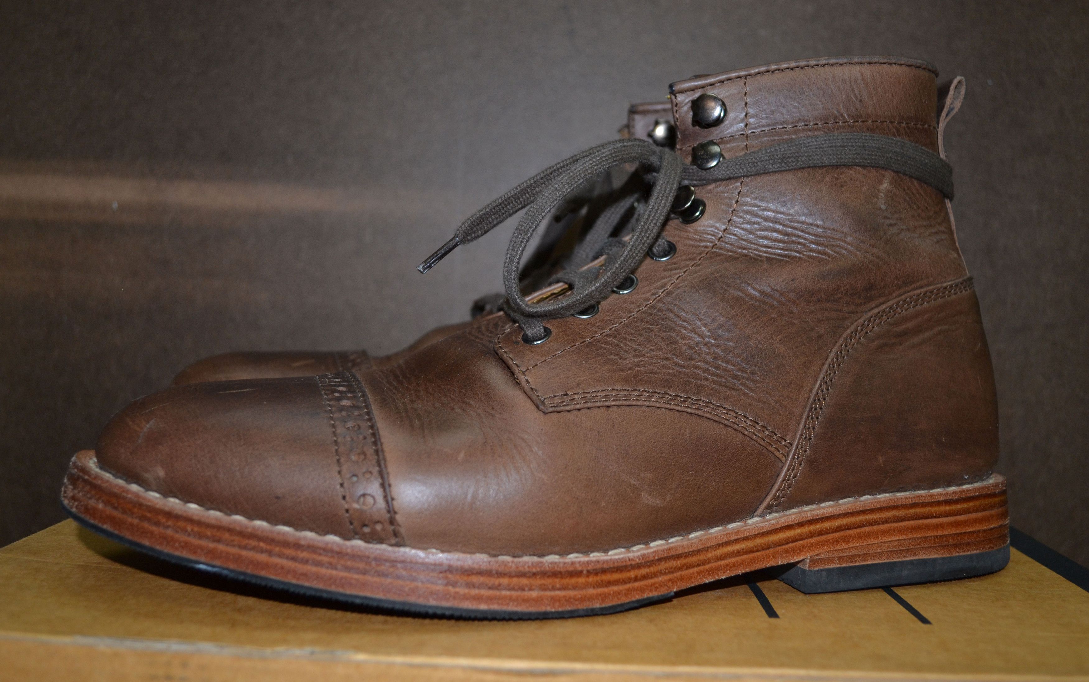 Chevalier Captoe Natural Chromexcel Boot | Grailed