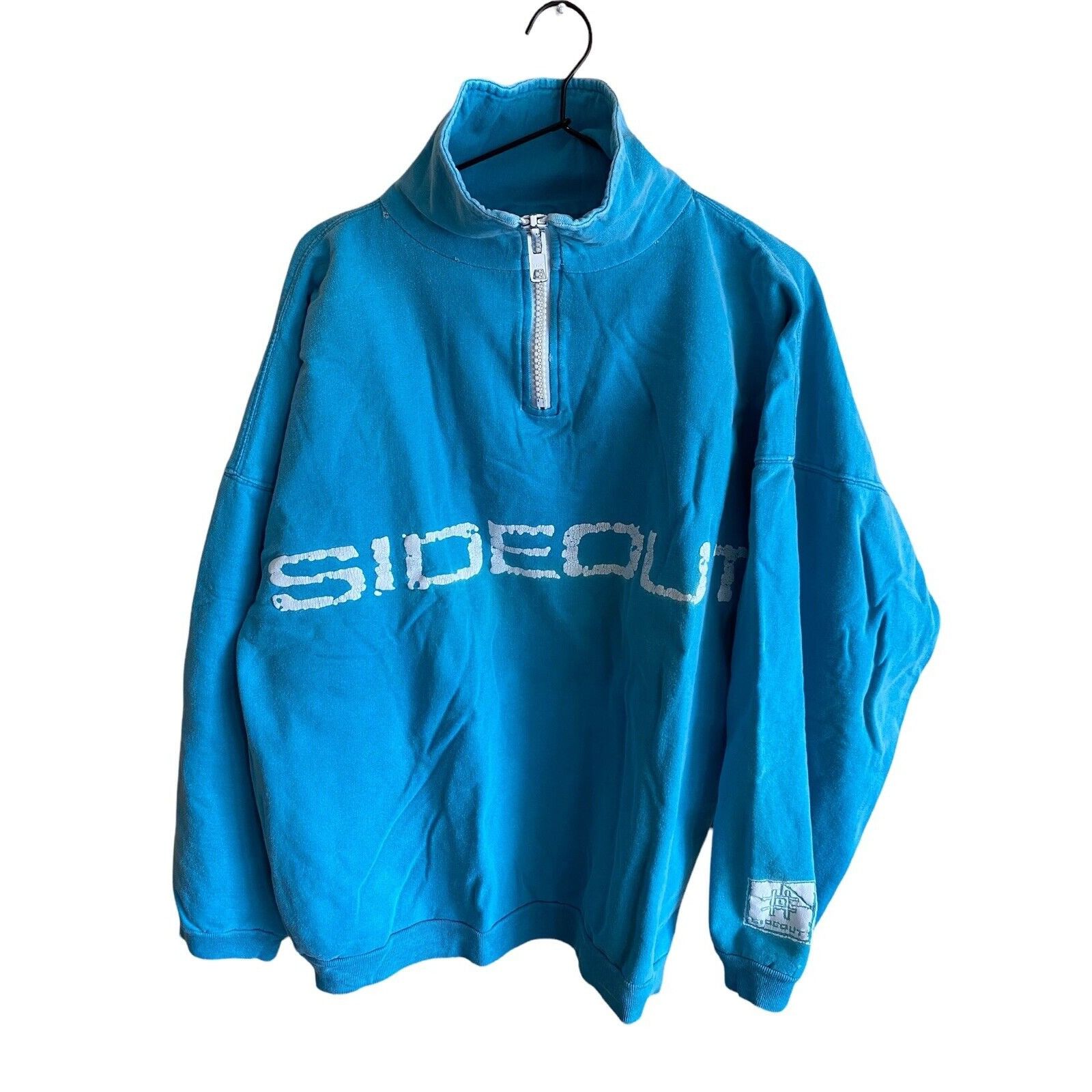 Sideout Vintage Sideout Jacket 90s Blue 1/4 Zip Fits L-XL | Grailed