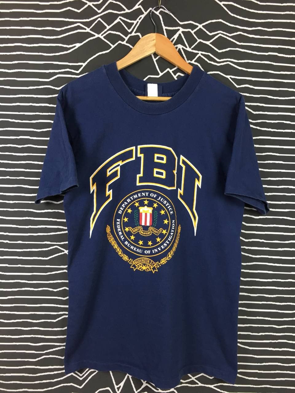 Vintage 90s FBI Federal Bureau Of Investigation Single Stitch Tee | Grailed