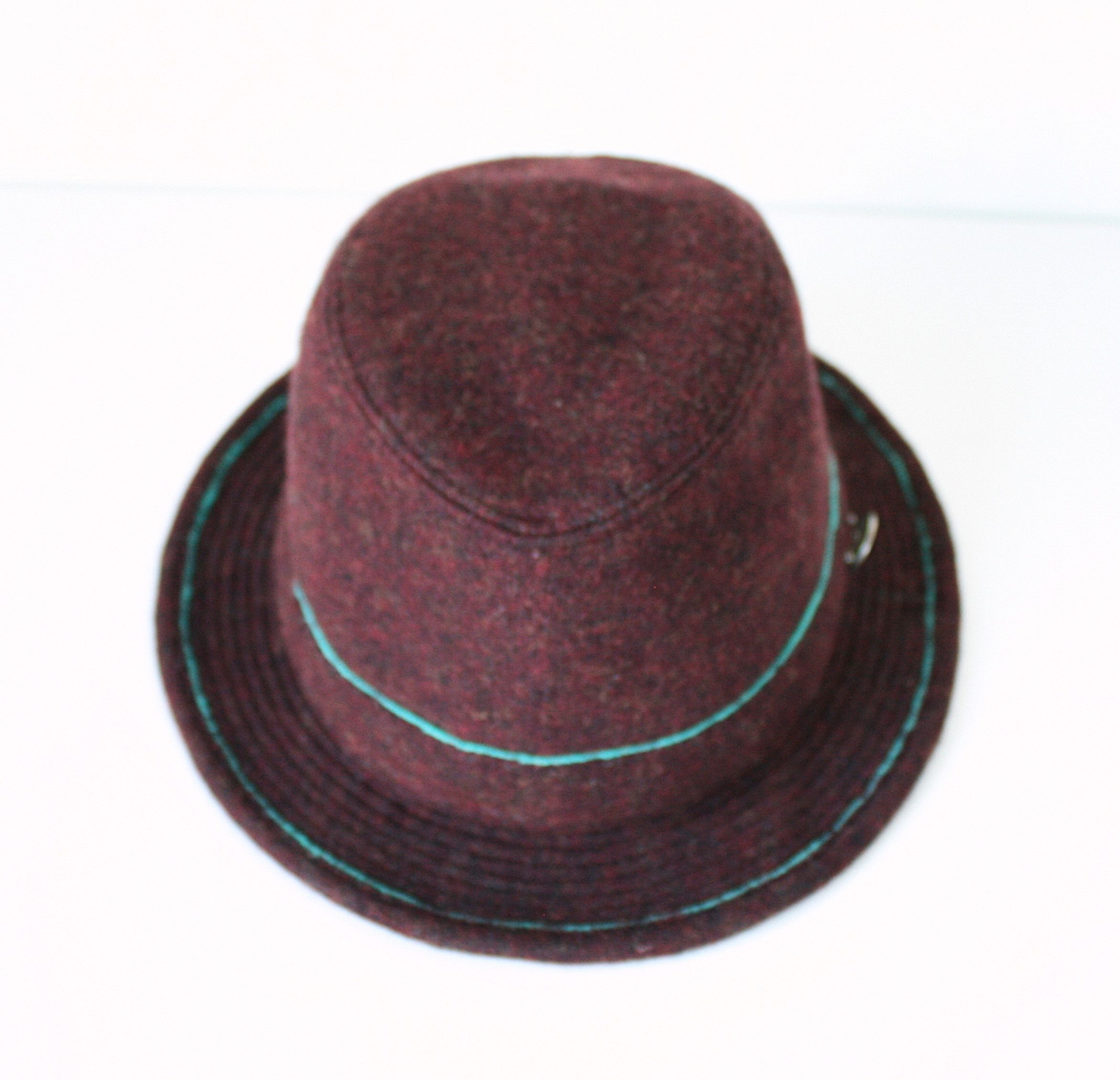 Ca4la CA4LA Wool Burgandy Fedora Hat | Grailed