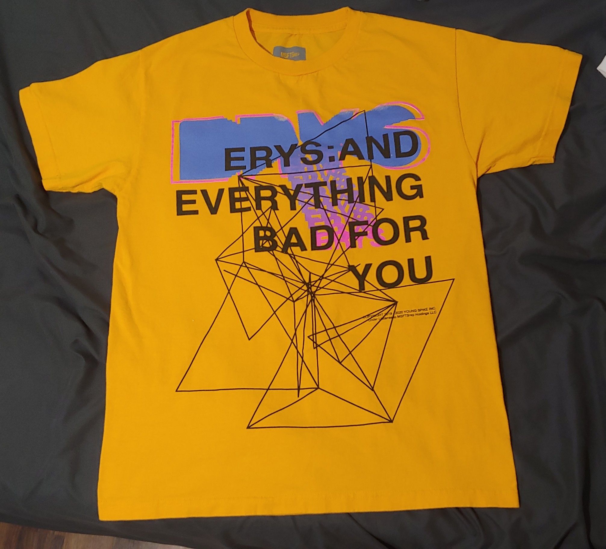 Jaden Smith × Msftsrep Jaden Smith MSFTSrep ERYS 2019 Tour T-Shirt ...