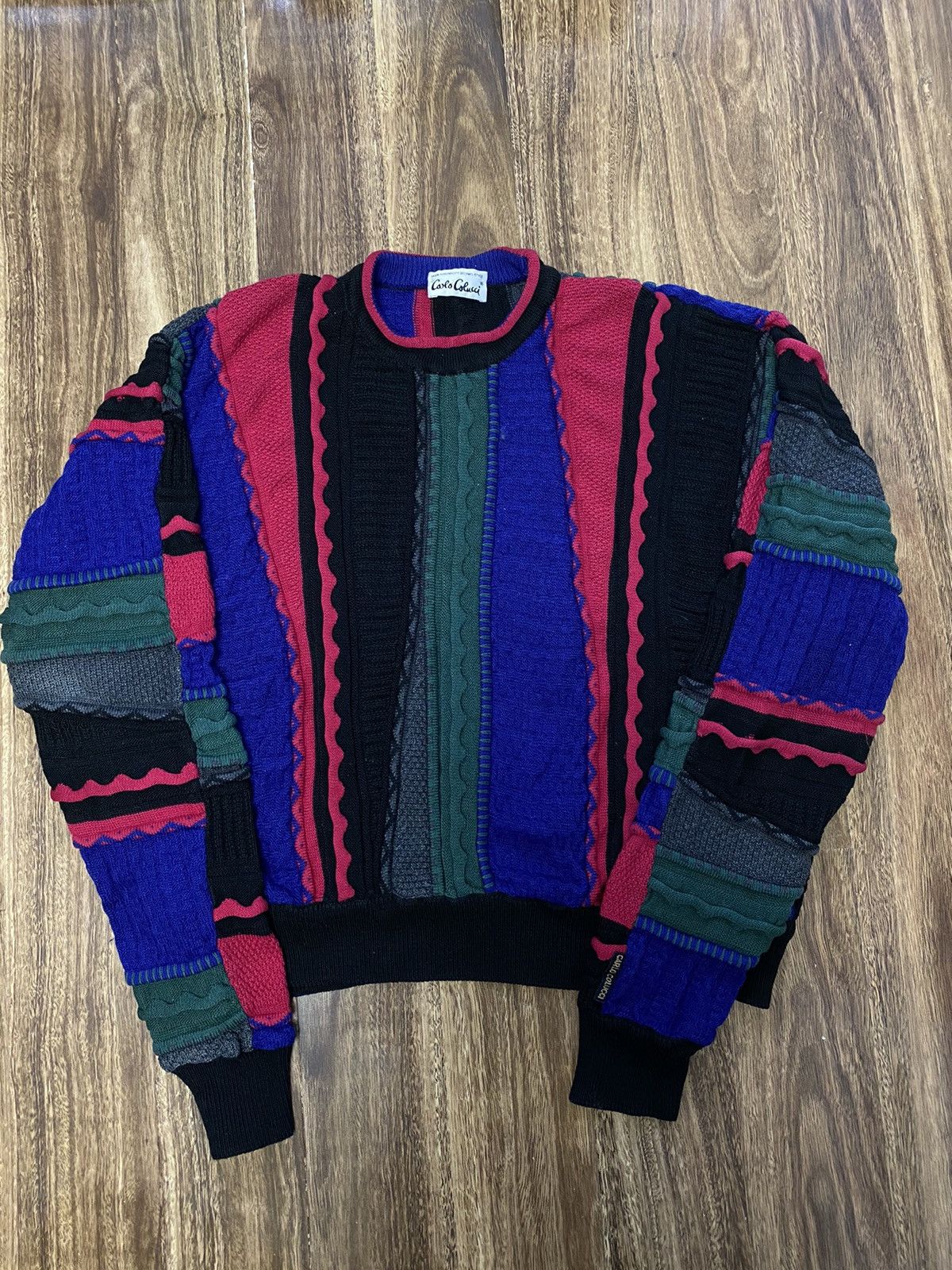 Carlo Colucci × Streetwear × Vintage Carlo Colucci sweater colorfull ...