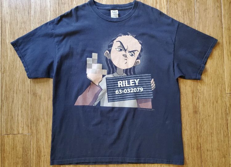 Vintage Vintage 2006 The Boondocks Riley Middle Finger T Shirt XL | Grailed
