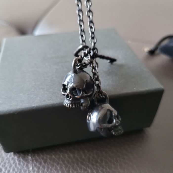 Number (N)ine Number Nine Skull Necklace | Grailed