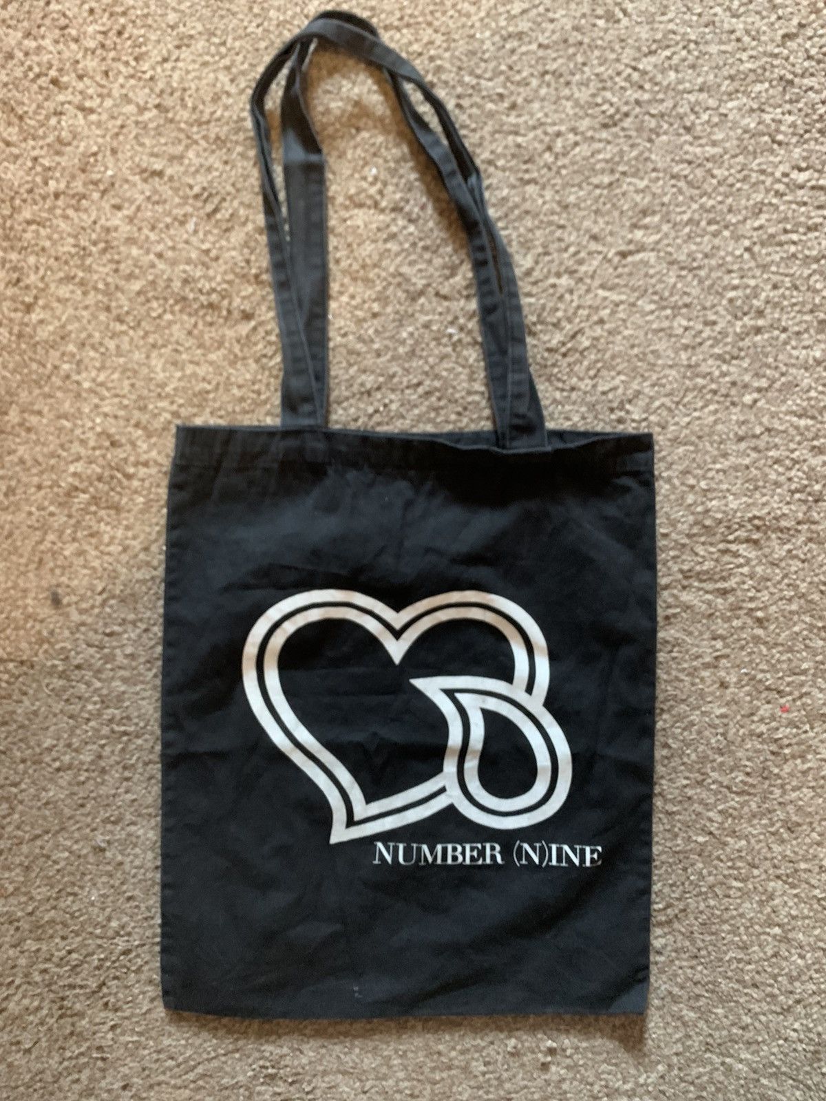 Number (N)ine Number nine 07SS Crying Heart Tote Bag | Grailed