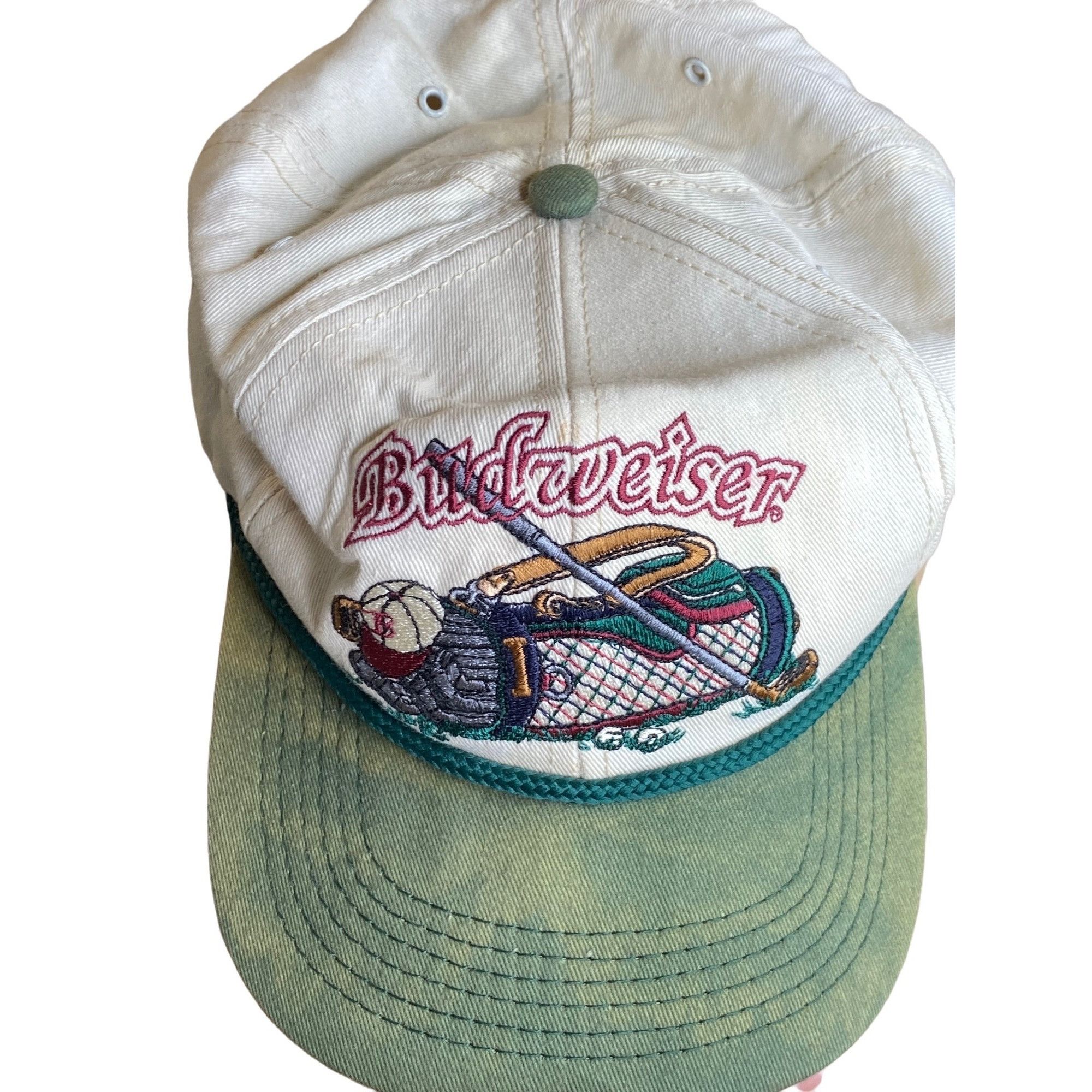 Budweiser Budweiser Golf Bag USA Snapback Trucker Ball Cap | Grailed