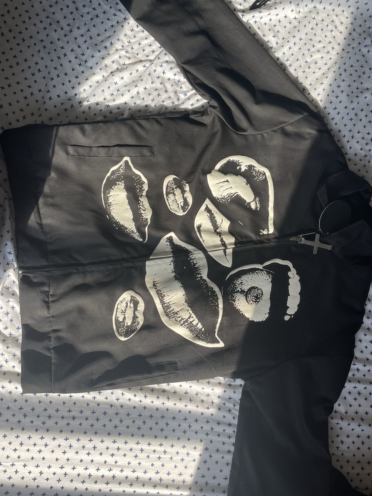 Ransom Clothing Ransom clothing working jacket with lip designs | Grailed