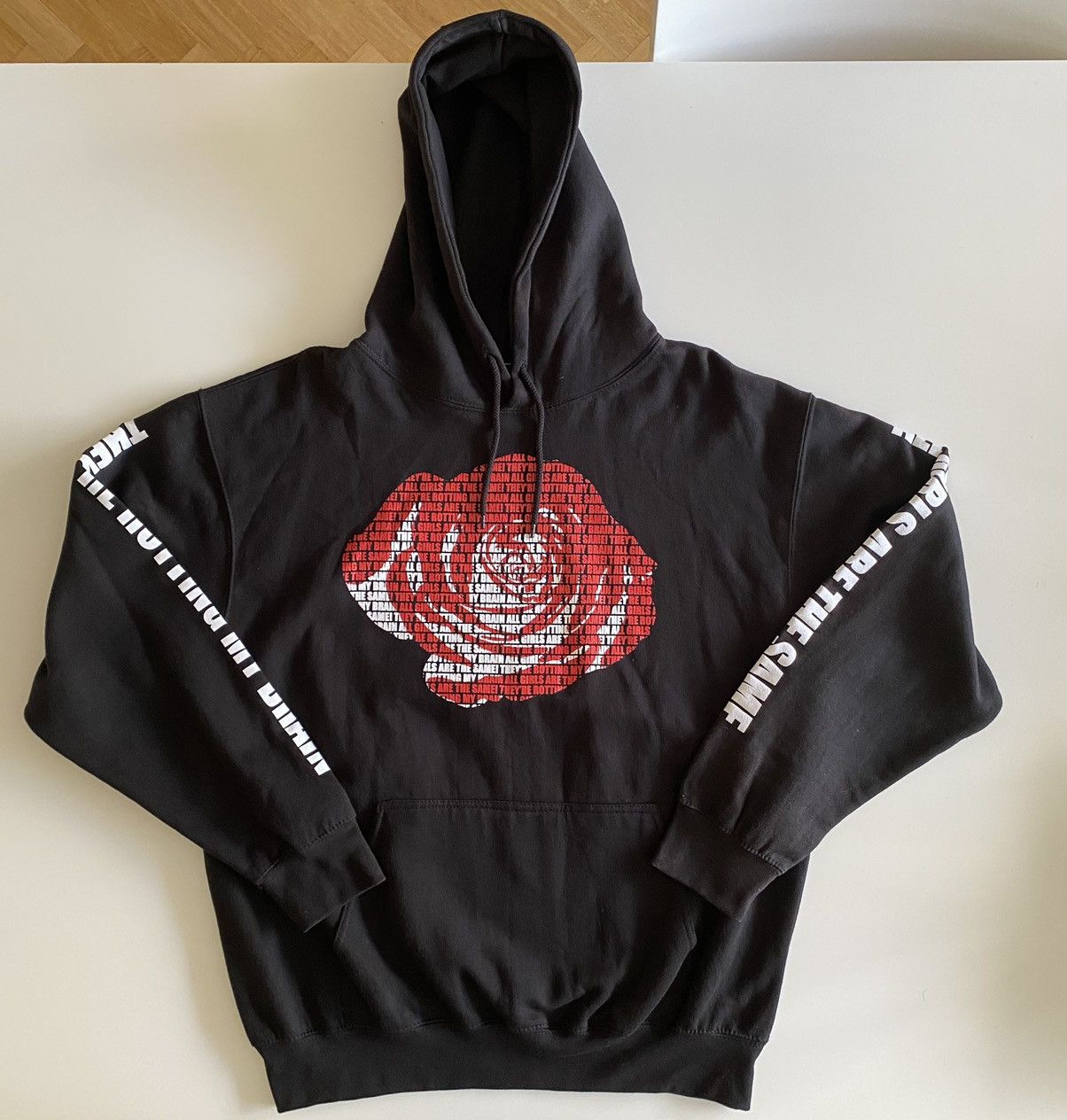 999 Club Juice WRLD “All Girls are the Same” hoodie (L) 999 Club | Grailed