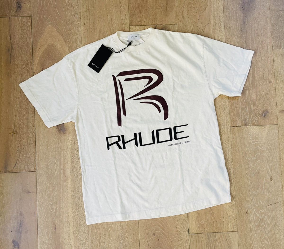 Rhude Rhude World Championship Shirt Off White | Grailed