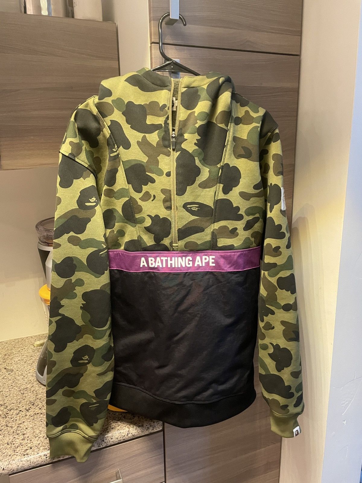 Bape Bape Half Zip Hoodie | Grailed