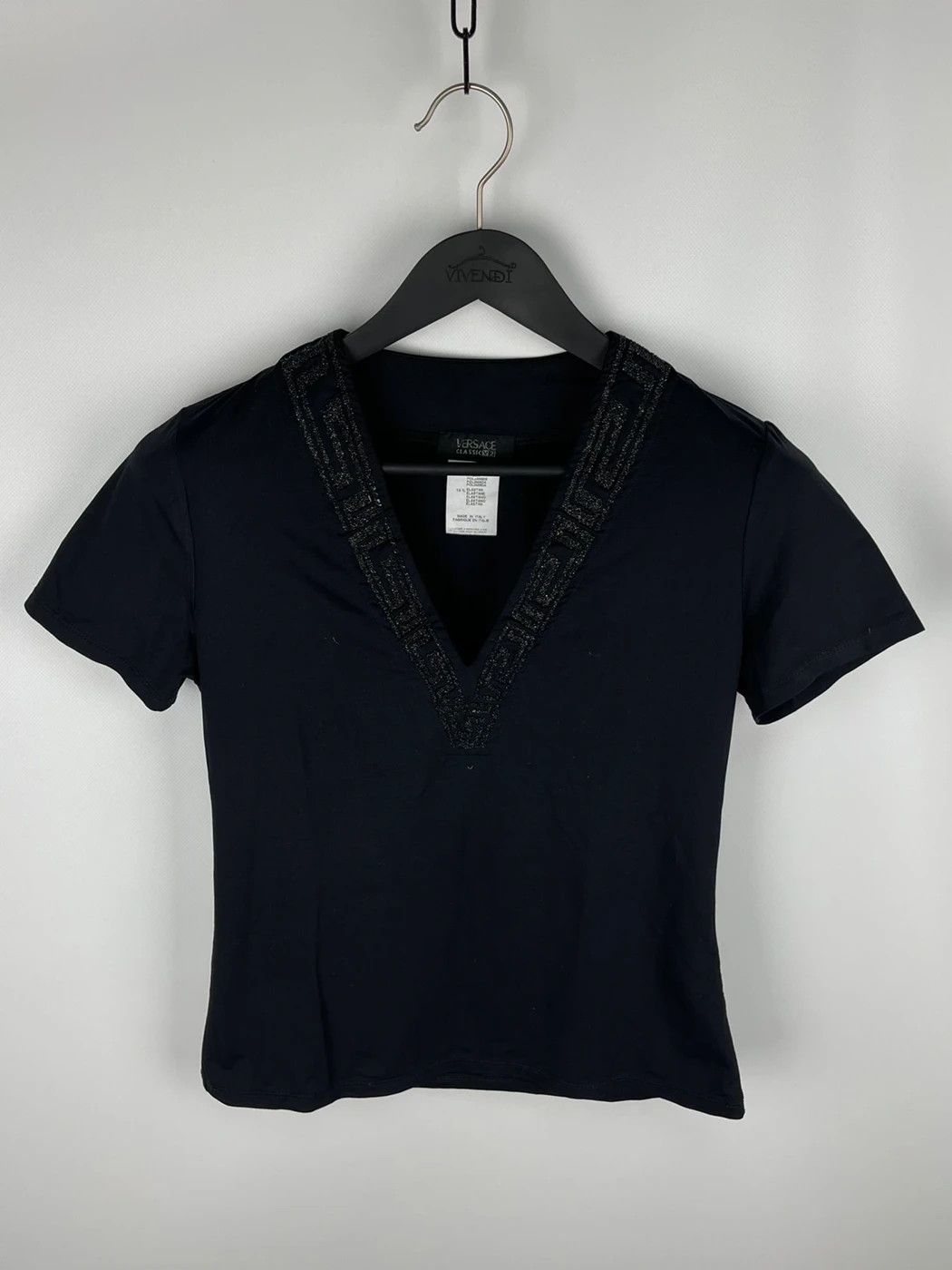 Versace Versace Classic V2 WMNS V-Neck T-Shirt Made in Italy | Grailed