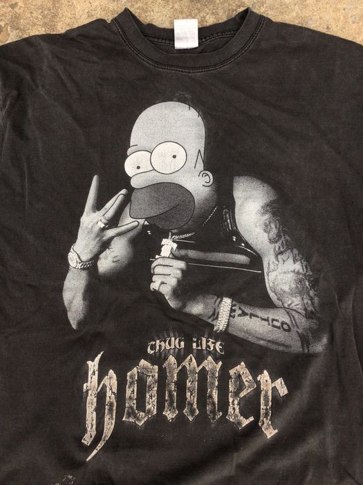 The Simpsons Simson Homer Parody Tupac Dead Row | Grailed