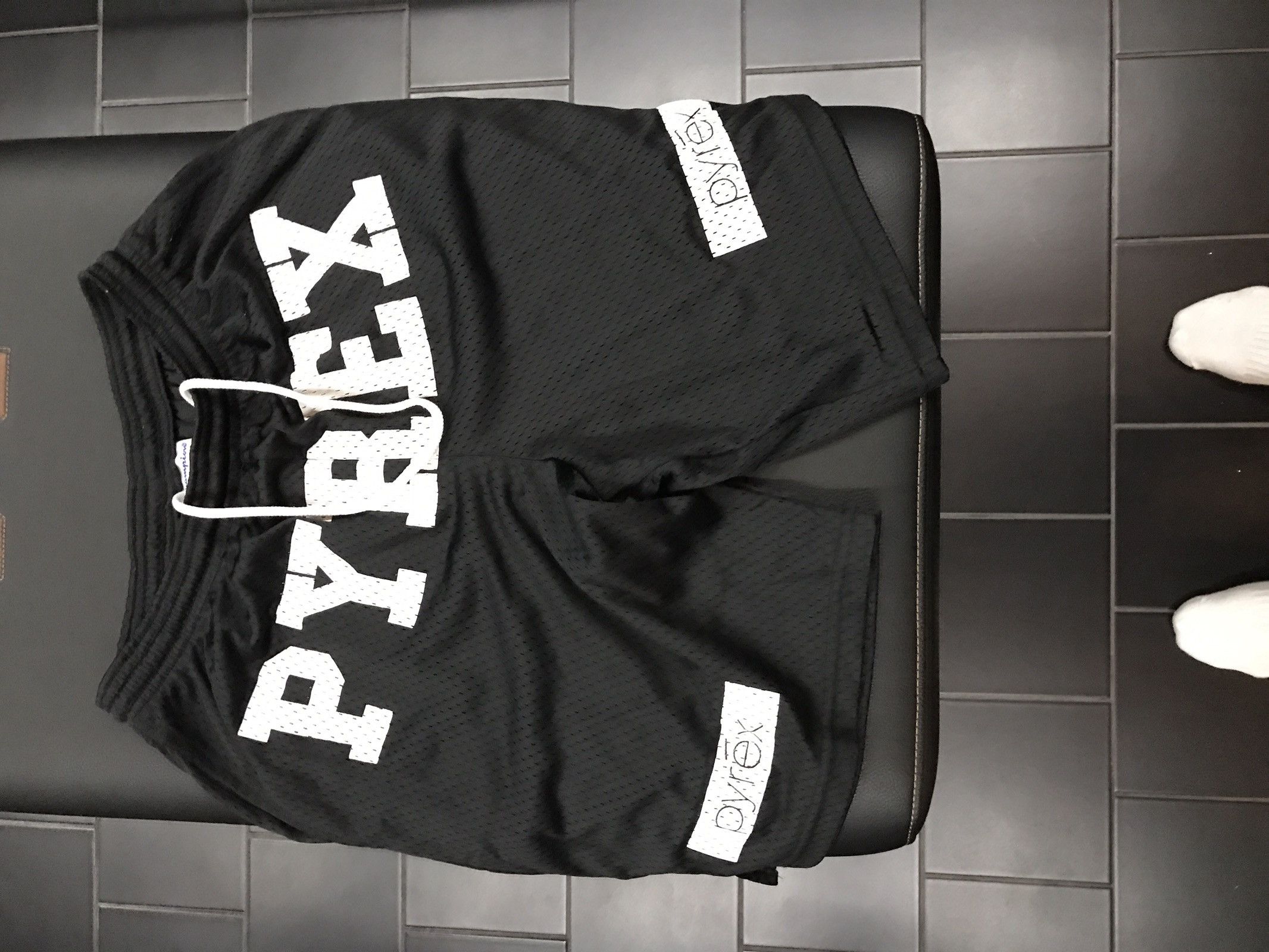 Pyrex Vision Black Shorts | Grailed