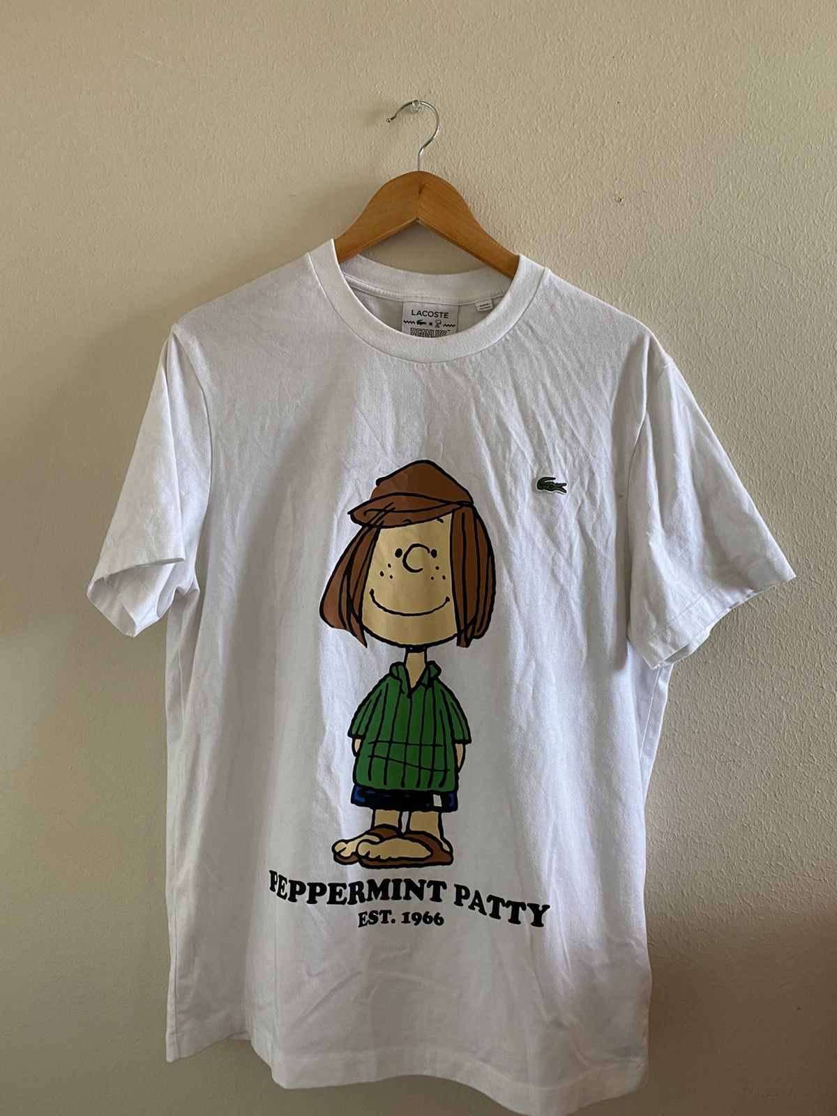 Lacoste × Peanuts Lacoste X Peanuts Peppermint Patty Shirt Size L | Grailed