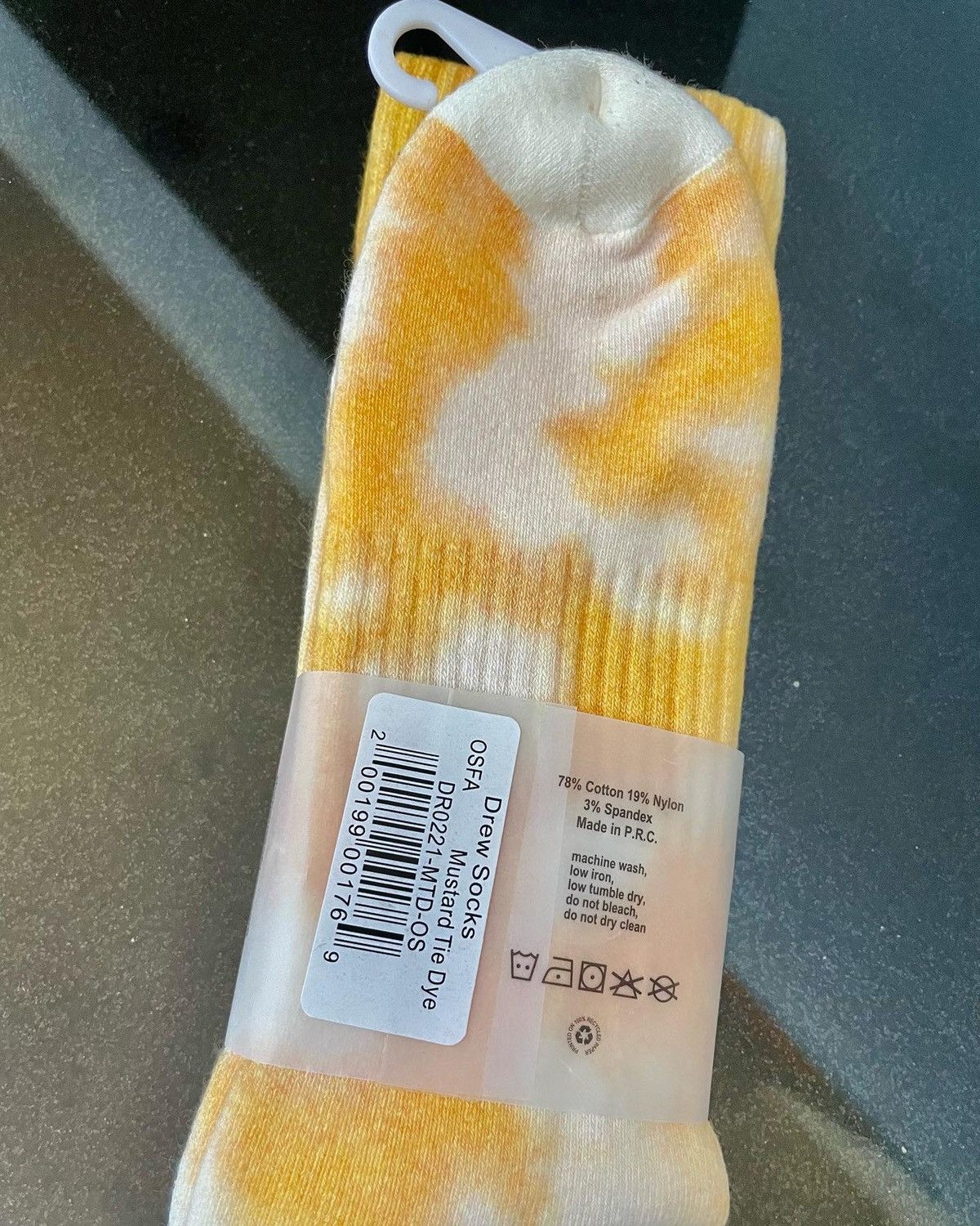 Drew House Drew House Socks - Mustard Tie Dye | Grailed