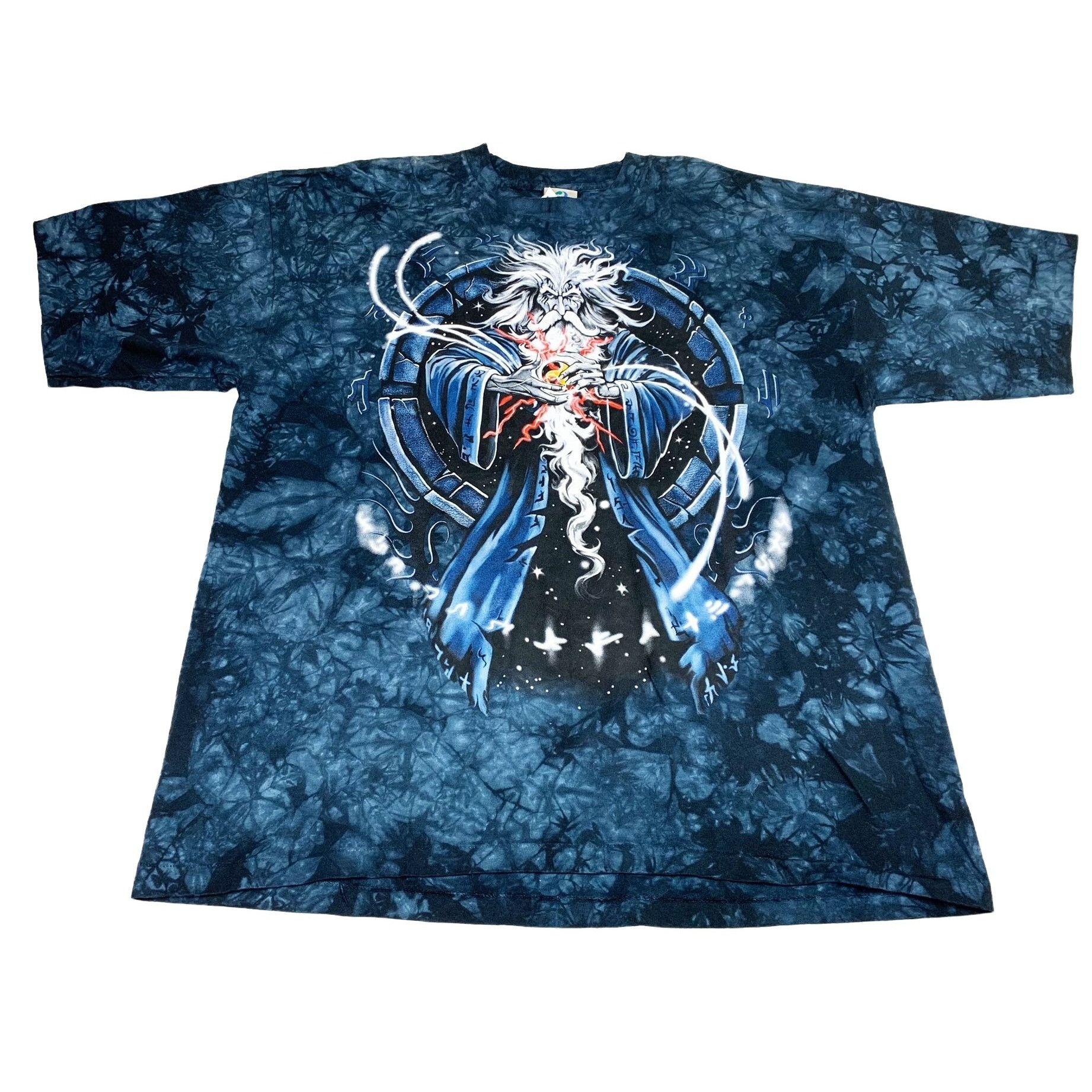 Liquid Blue Vintage Liquid Blue T-Shirt XXL Wizard Blue Tie Dye | Grailed