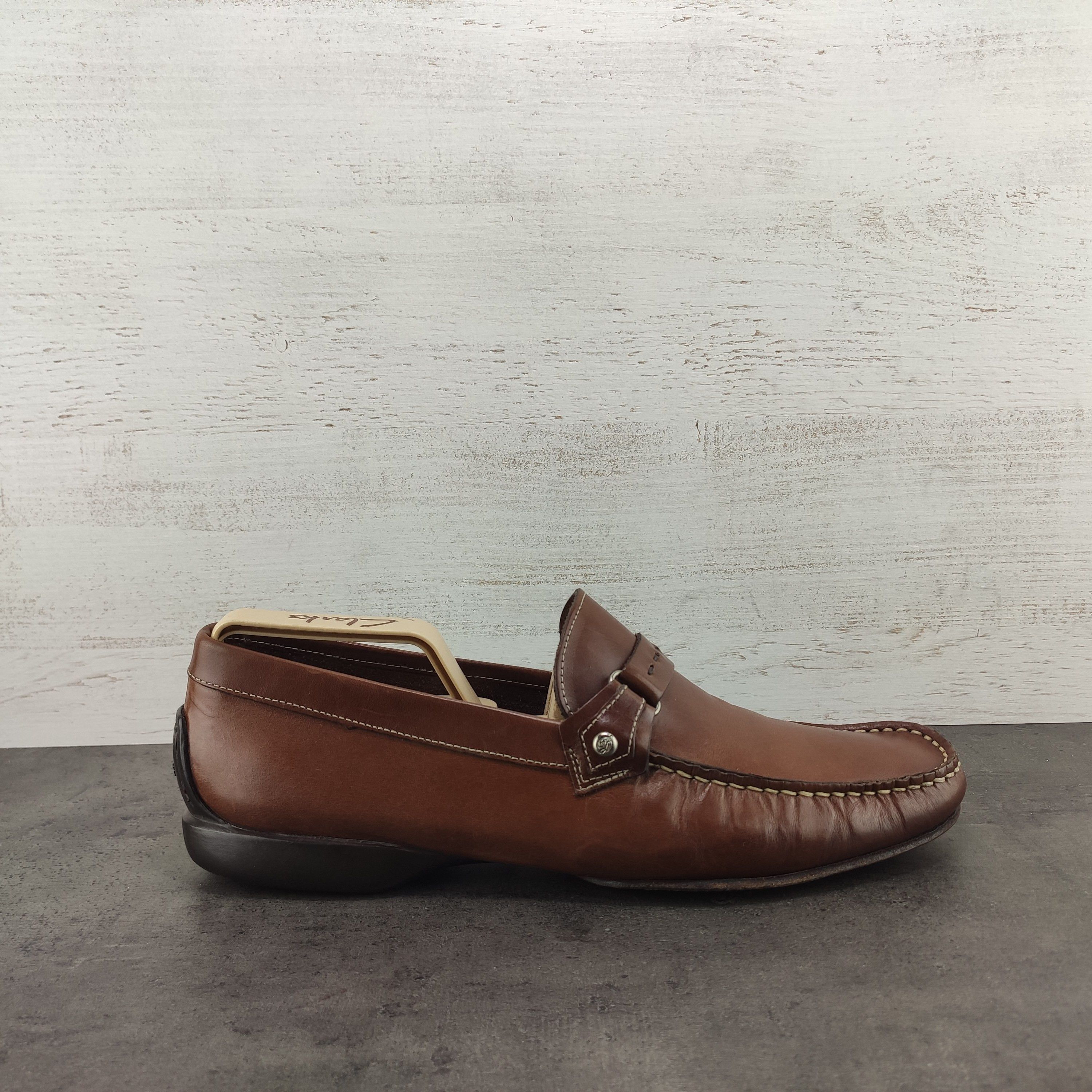 Paraboot Paraboot Brown Leather Mocassin Shoes | Grailed
