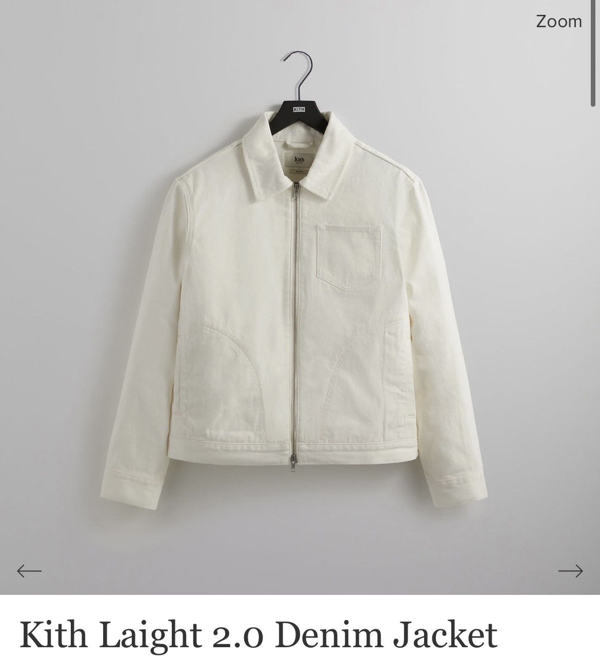 Kith Kith Laight 2.0 Denim Jacket Sandrift | Grailed