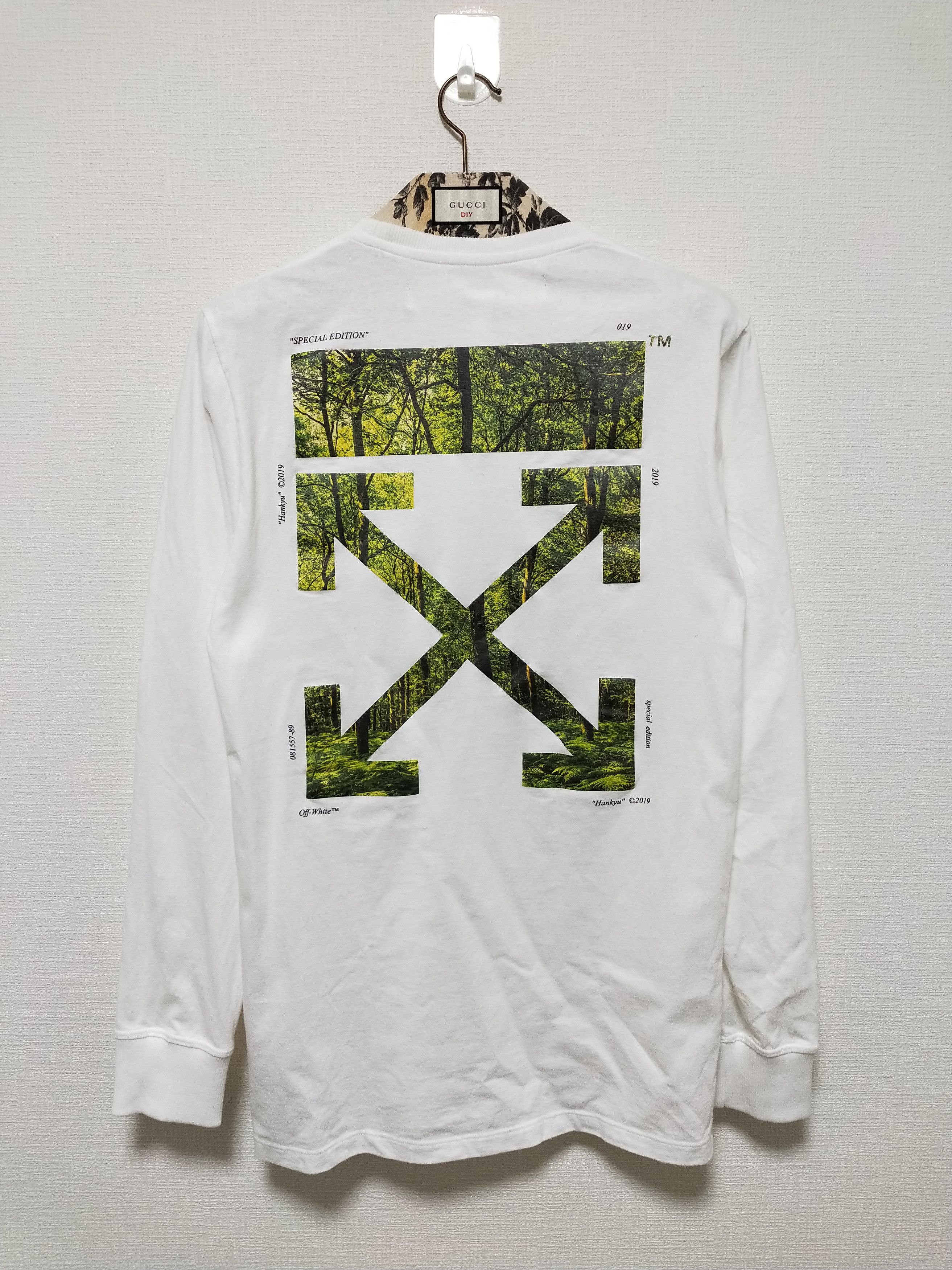 Off-White Japan Exclusive 'Landscape' Hankyu Arrows L/S | Grailed