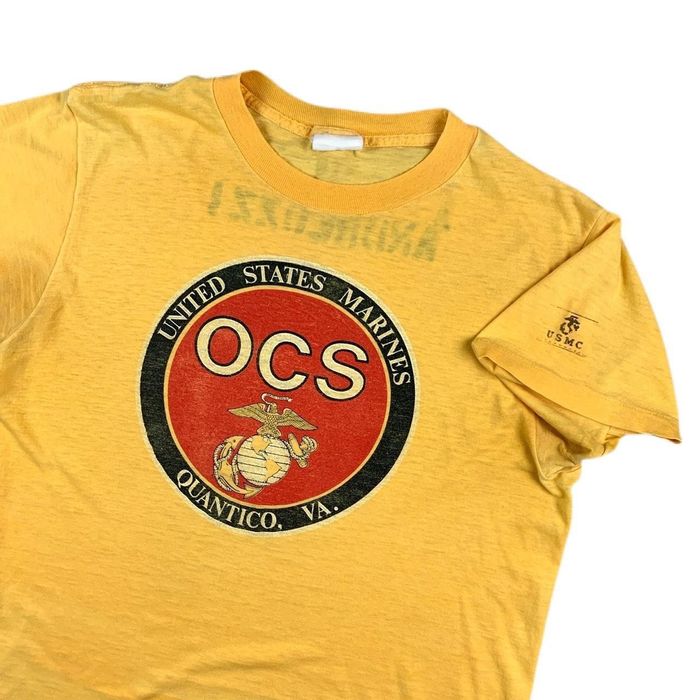 Vintage Vintage 80s OCS United States Marine Military T Shirt | Grailed