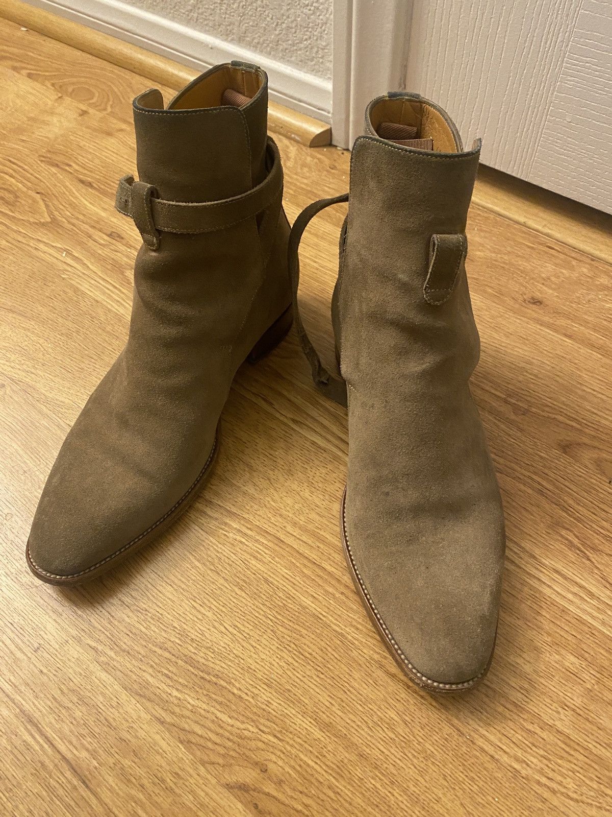 Saint Laurent Paris Saint Laurent Paris Suede Jodhpur Wyatt Boot | Grailed
