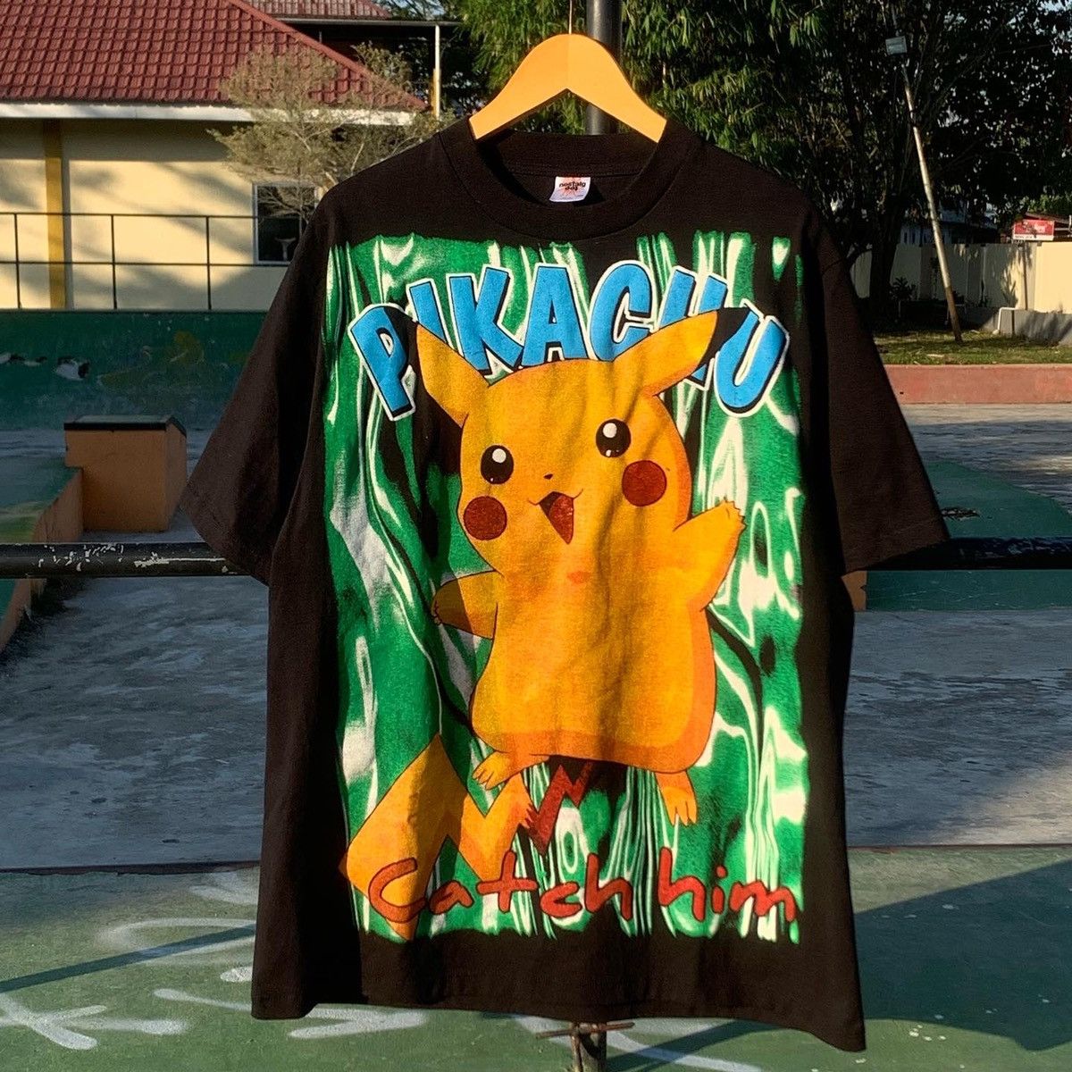 Vintage Pokemon Pikachu Gengar Bootleg Tshirt XL | Grailed