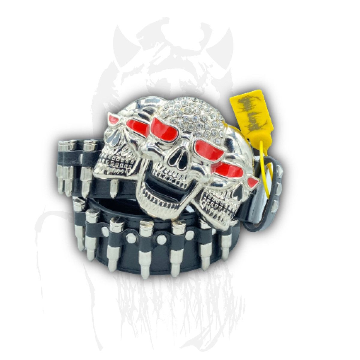 Luxury × Streetwear × Vintage WAVYTING® Bullet Rhinestone Belt | Grailed