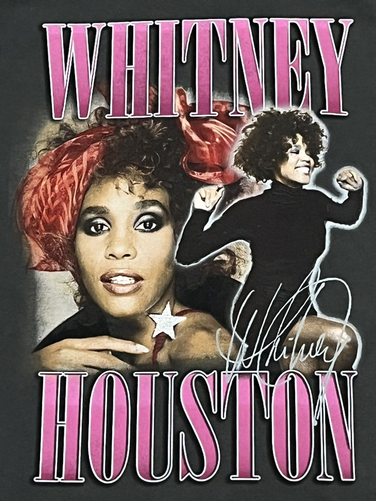 Band Tees × Streetwear × Tour Tee Whitney Houston Garment Dyed Tour Tee ...