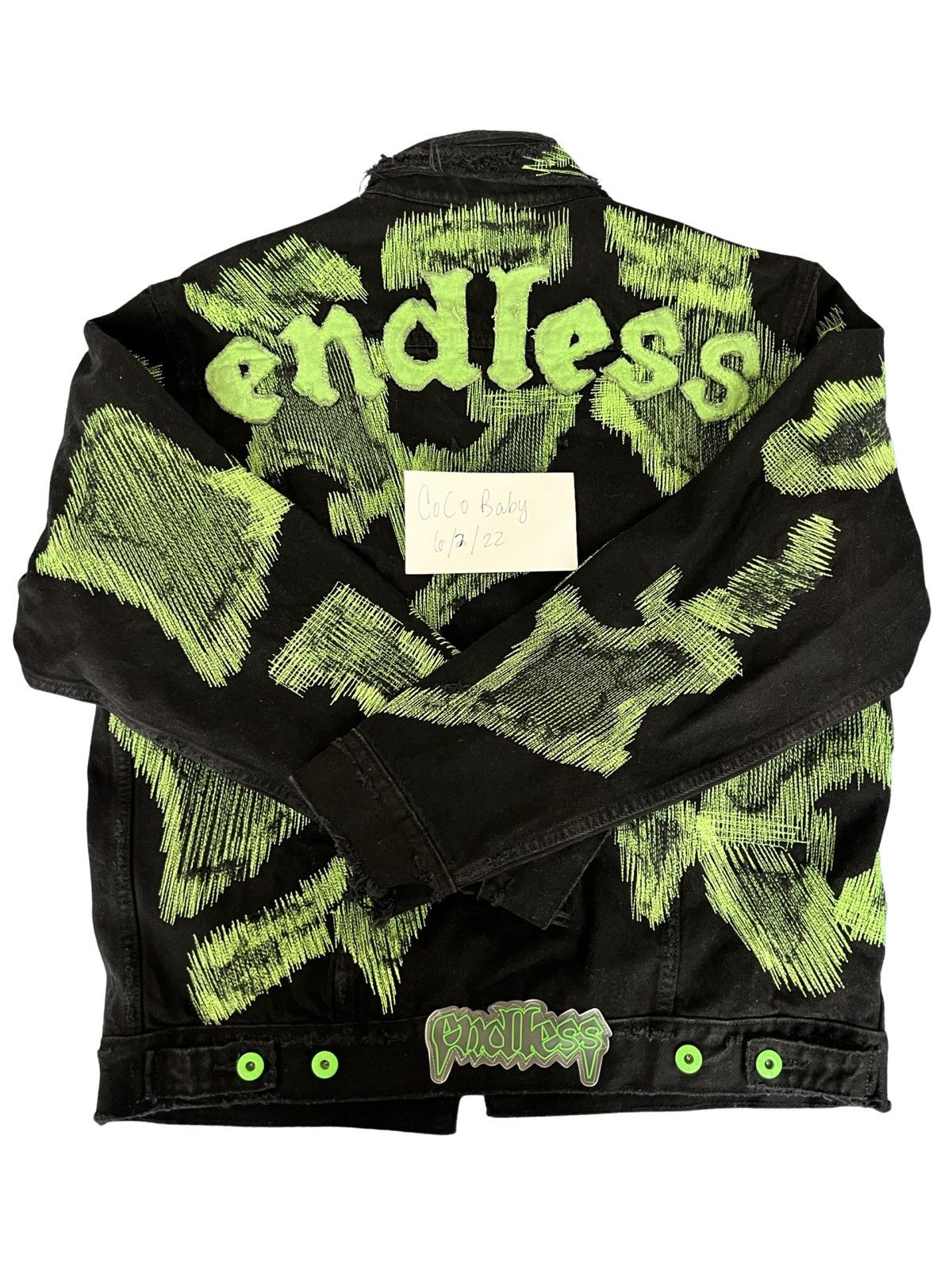 Vlone Endless denim jacket | Grailed