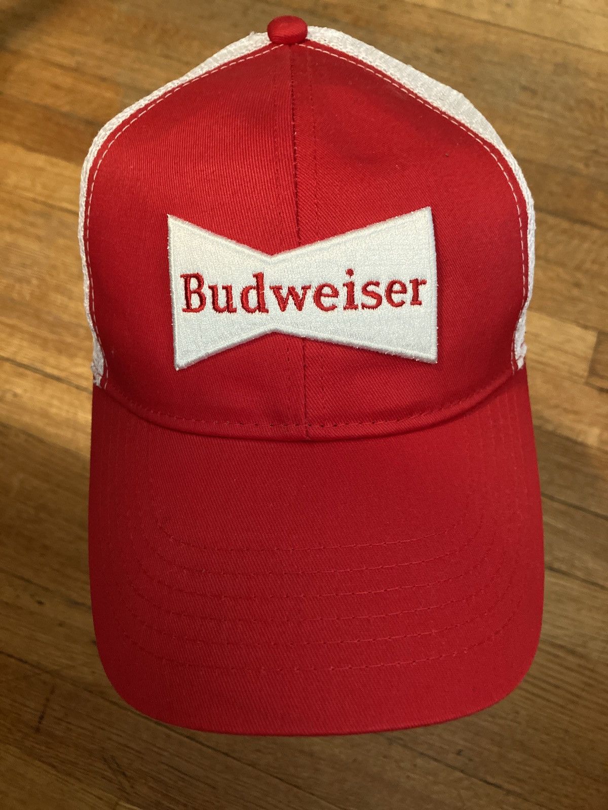 Budweiser Budweiser Strapback mesh beer hat cap k products trucker USA ...