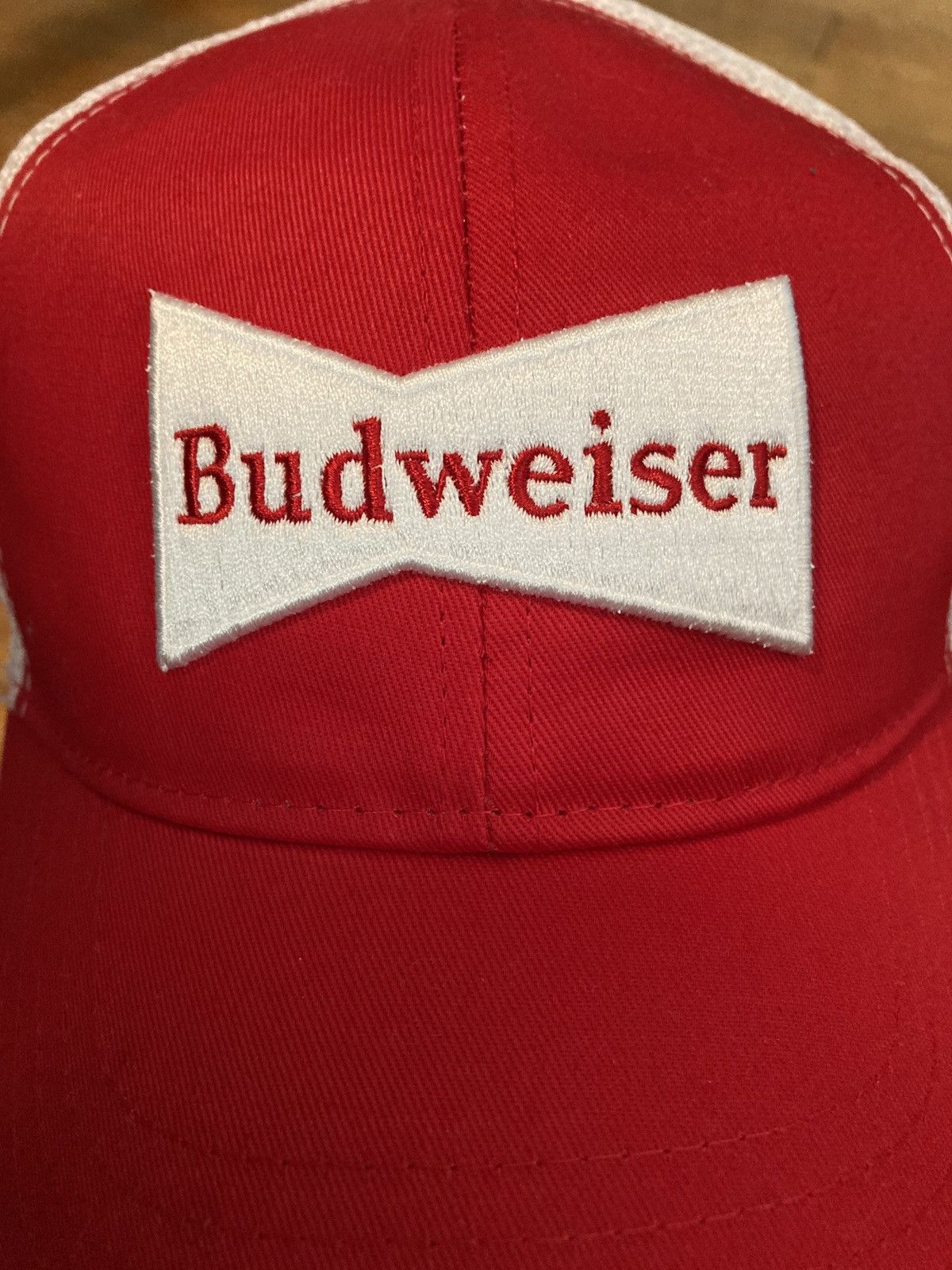 Budweiser Budweiser Strapback mesh beer hat cap k products trucker USA ...