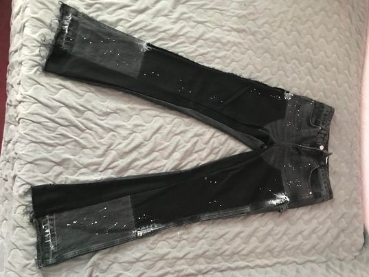 Vintage REPUTATION STUDIOS JEANS IN VINTAGE BLACK | Grailed