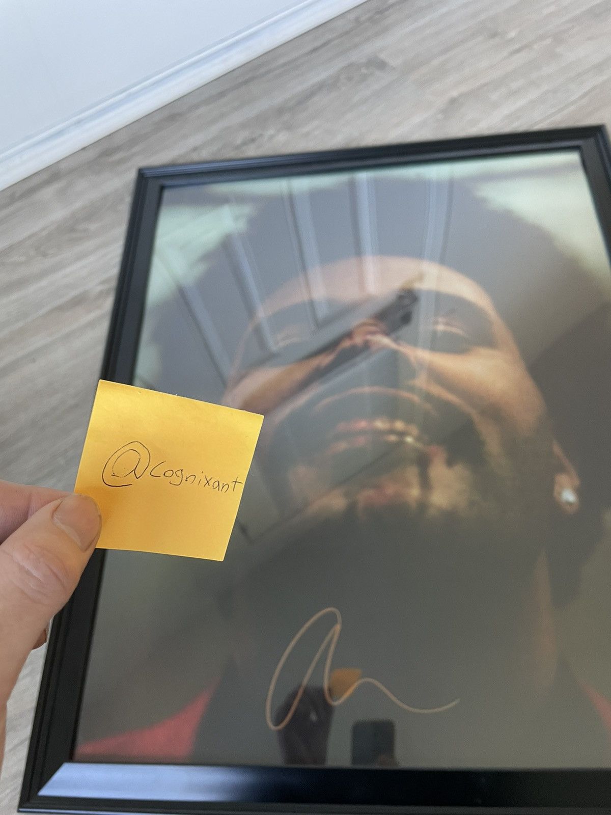 The Weeknd Signed After Hours Holographic Poster -> SIGNED | Grailed