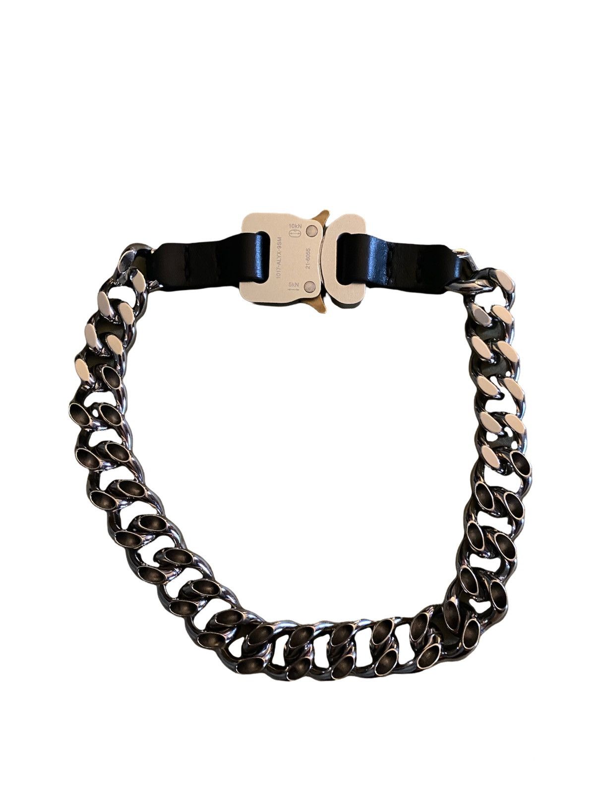 1017 ALYX 9SM × Alyx SSENSE EXCLUSIVE ALYX CHAIN W/ LEATHER DETAIL ...