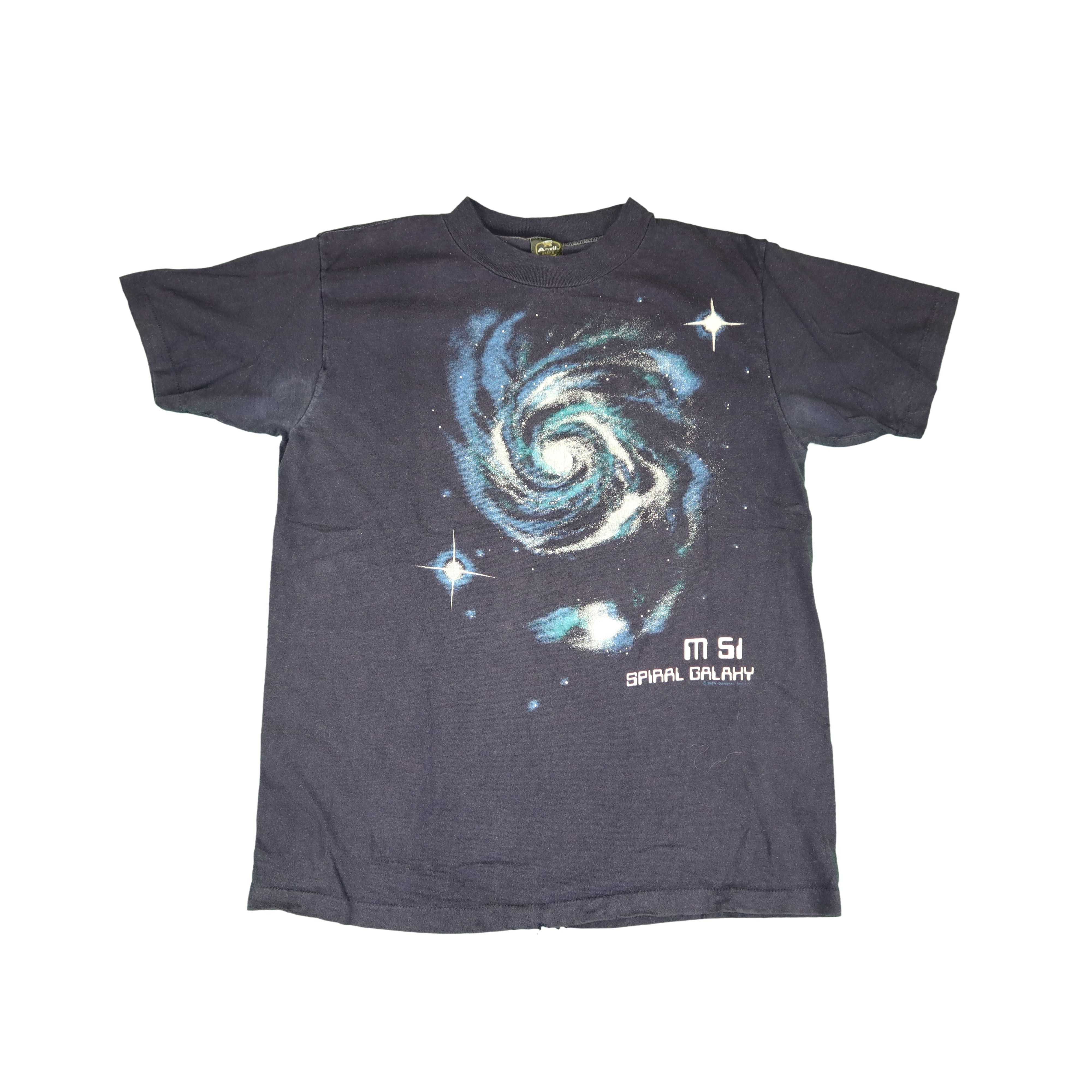 Anvil Vintage 80s Messier 51 Whirlpool Spiral Galaxy shirt | Grailed
