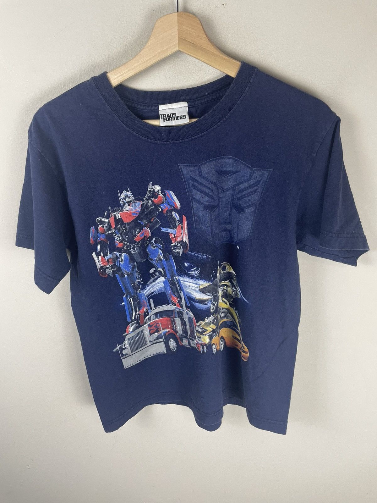 Vintage Vintage Transformers Navy T-Shirt | Grailed