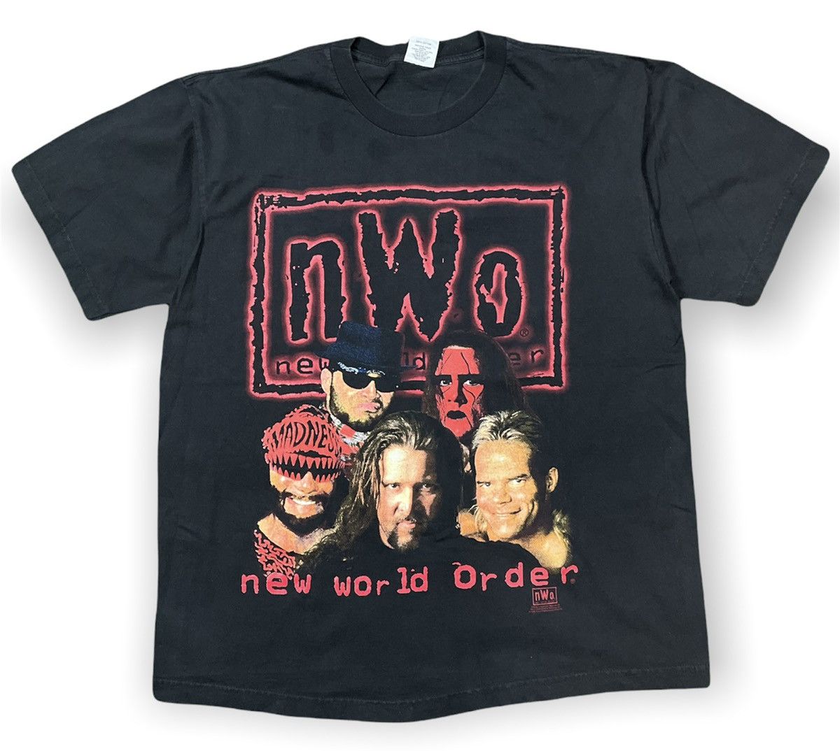 Wwf Vintage 1996 WCW New World Order NWO Wrestling Tee Fits XL | Grailed
