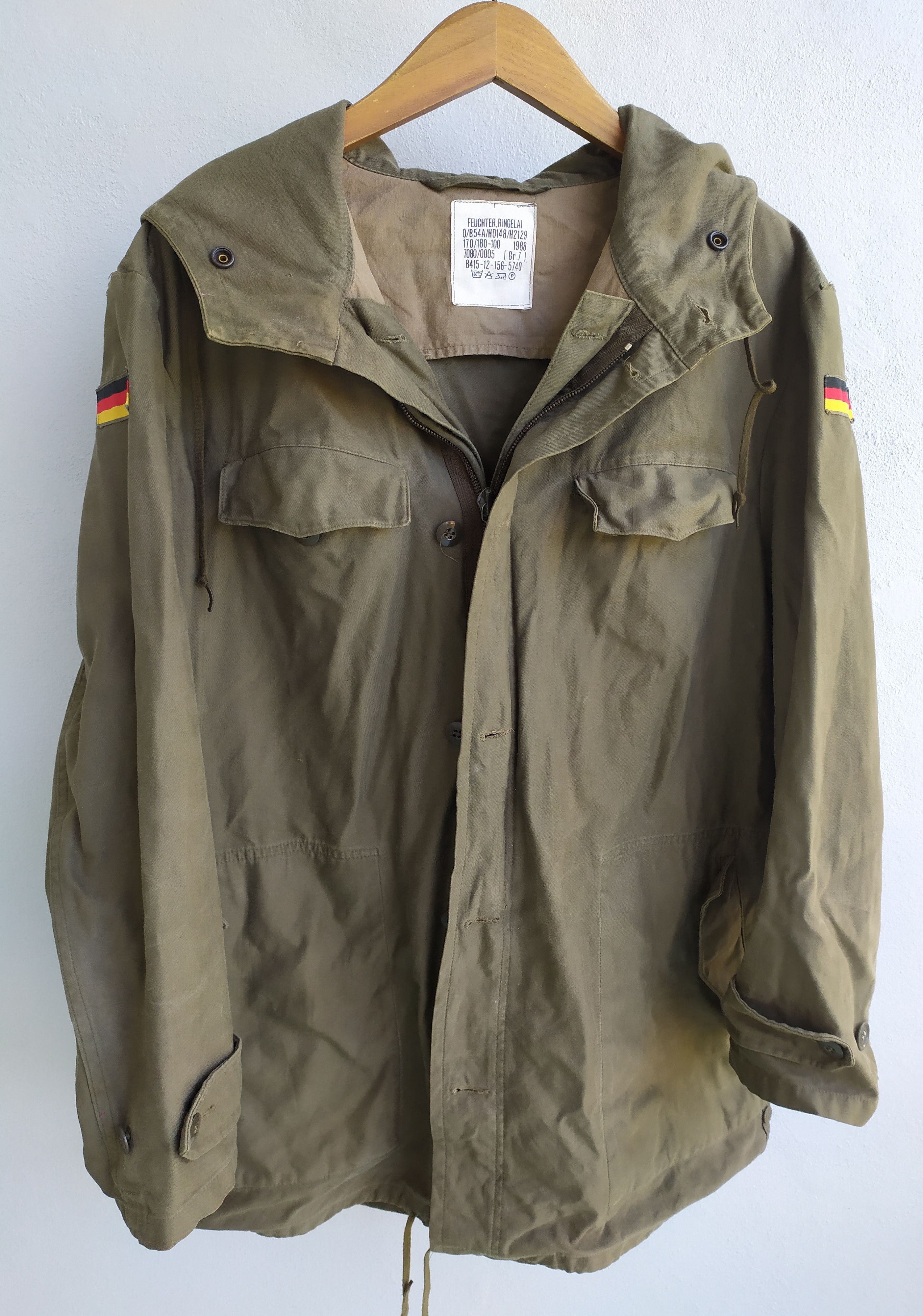 Vintage VINTAGE MILITARY GERMANY JACKET | Grailed