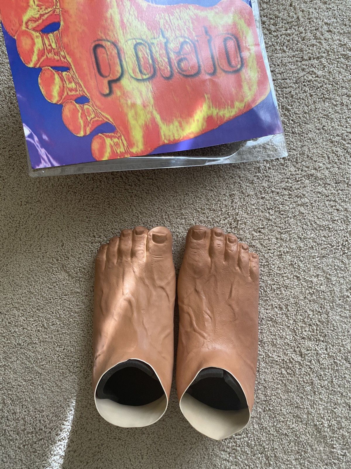 Imran Potato IMRAN POTATO CAVEMAN SLIPPERS ONE SIZE | Grailed