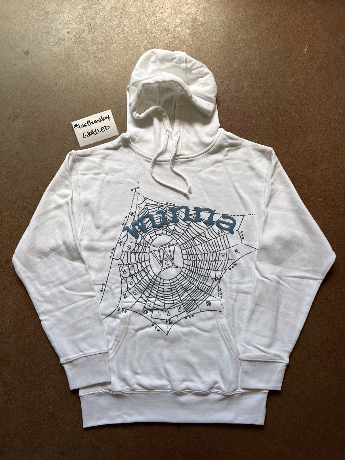Spider Worldwide Spider Worldwide x Gunna WUNNA Hoodie White Small ...