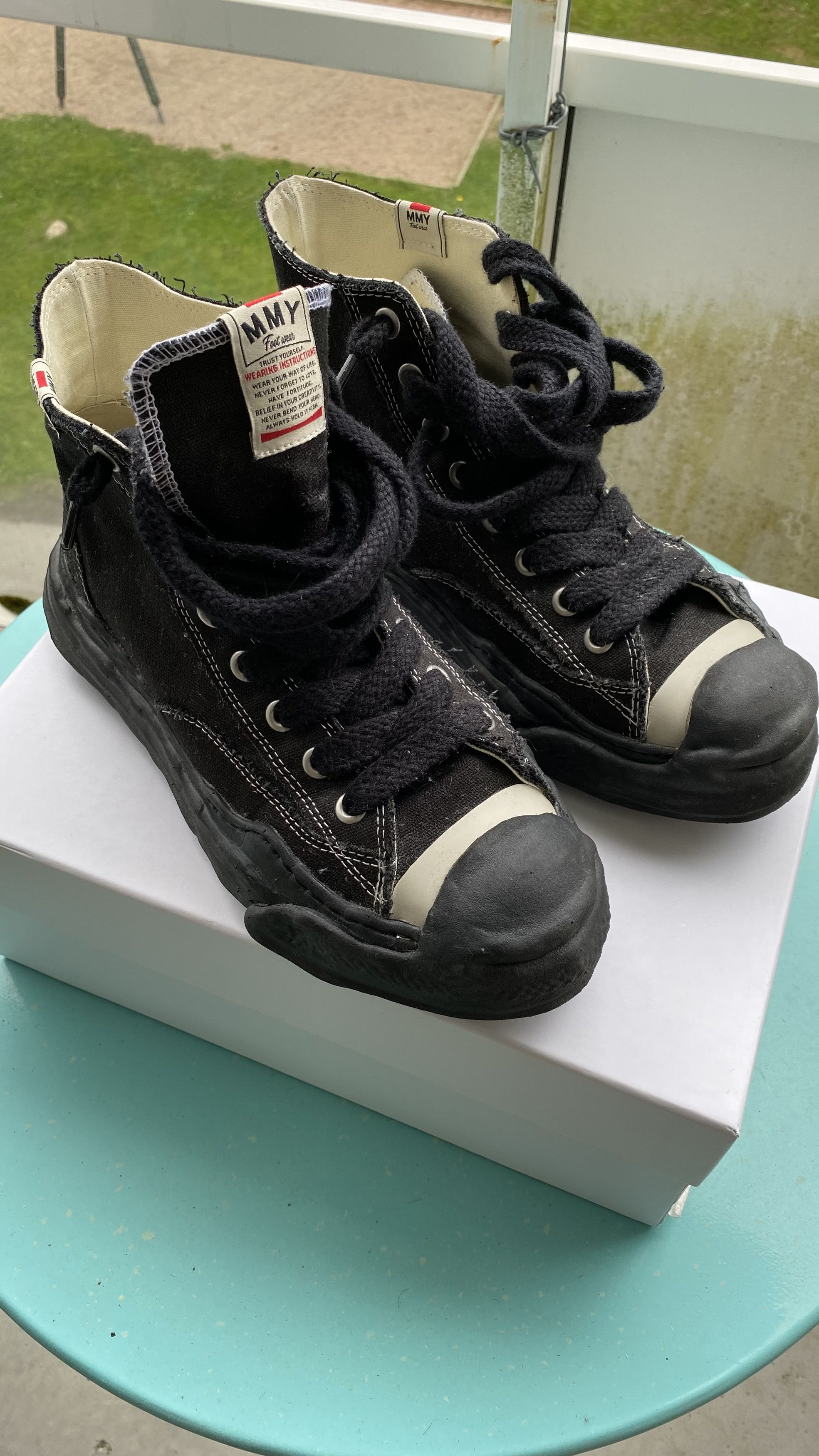 Maison MIHARA YASUHIRO Hank Hi Original Sole Sneakers | Grailed
