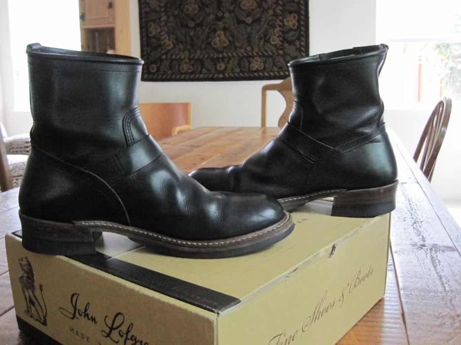John Lofgren John Lofgren Engineer Boots Badalassi Leather | Grailed