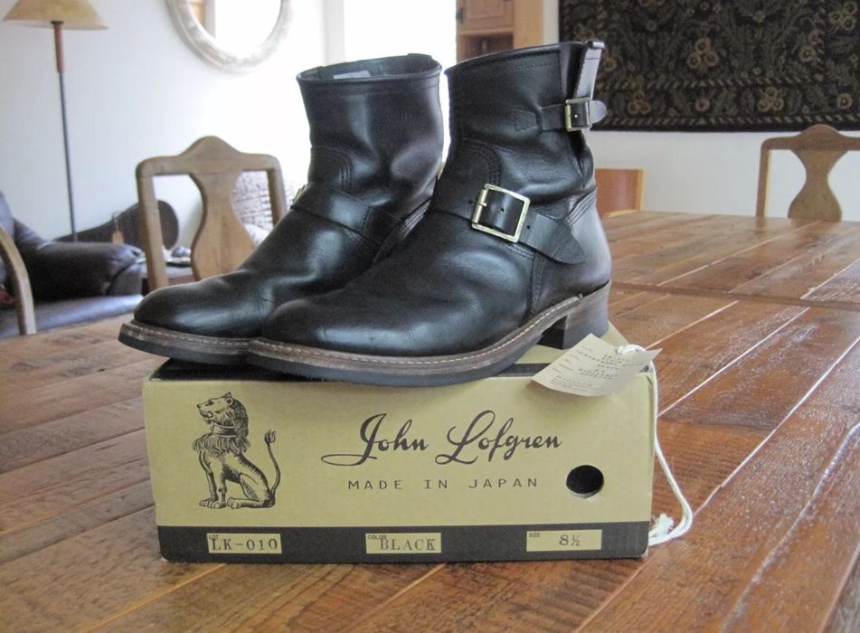 John Lofgren John Lofgren Engineer Boots Badalassi Leather | Grailed