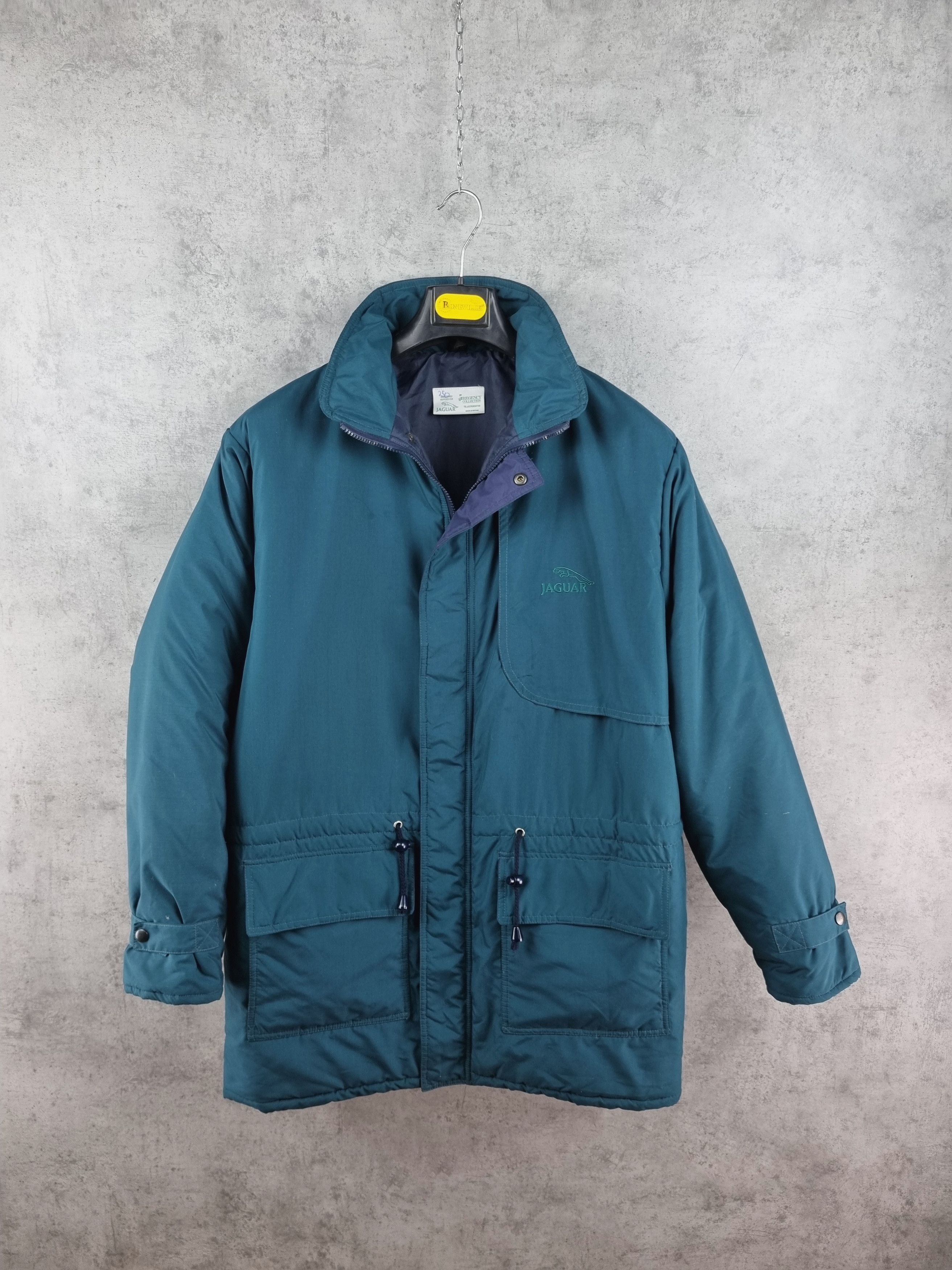 NASCAR × Racing × Streetwear Rare 80s JAGUAR Racing Vintage Parka Multi ...