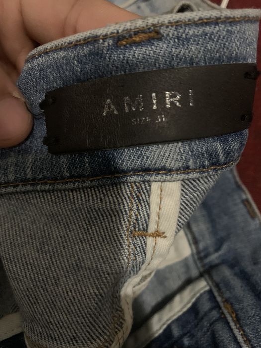 Amiri Amiri Light wash Stack Denim Sz31 Rn150712 | Grailed