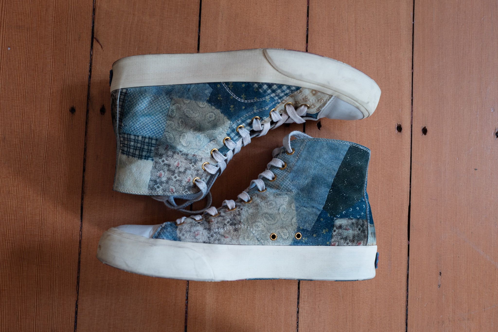 Visvim Final Price! - Skagway Hi Flux-Folk Patchwork | Grailed