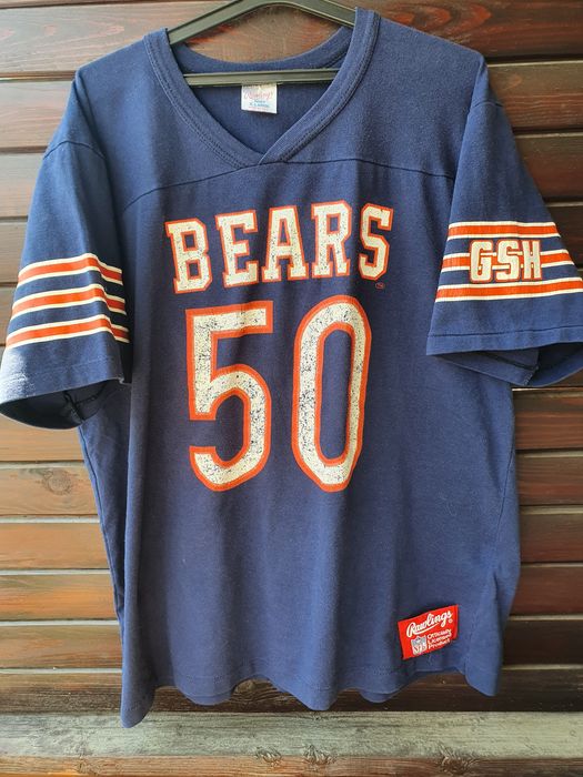 Vintage Chicago Bears Vtg 80s Mike Singletary #50 Rawlings tee,XL | Grailed Vintage Chicago Bears Vtg 80s Mike Singletary #50 Rawlings tee,XL | Grailed