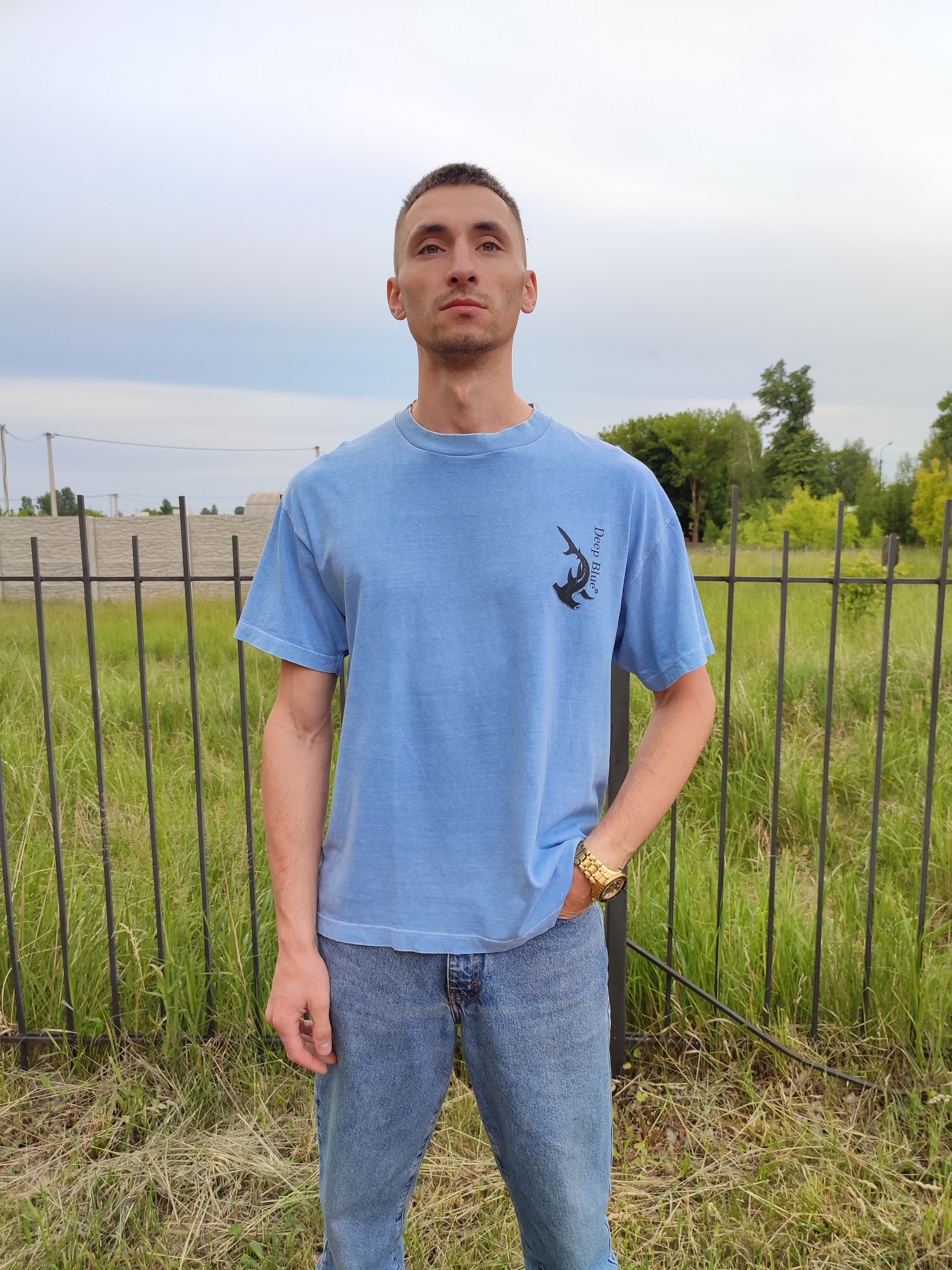 Hanes Hanes Vintage Deep Blue t-shirt | Grailed