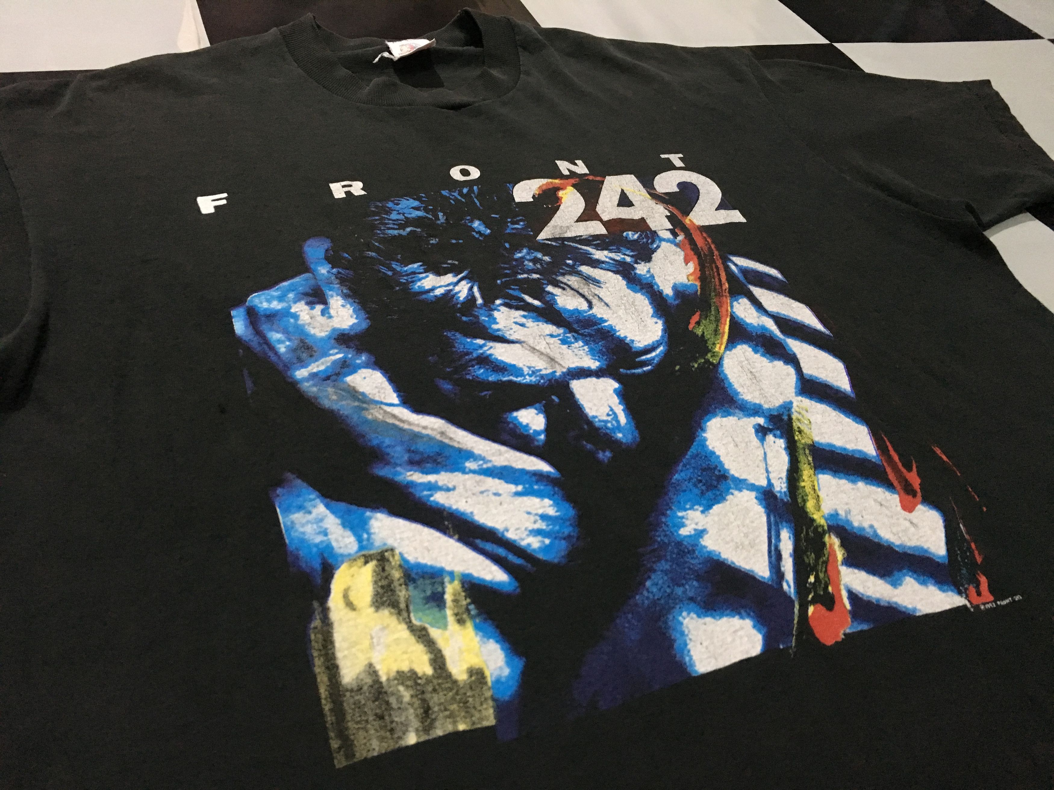 Band Tees × Rock Tees × Vintage 🔥 Rare Vintage Front 242 Shirt 1992 ...